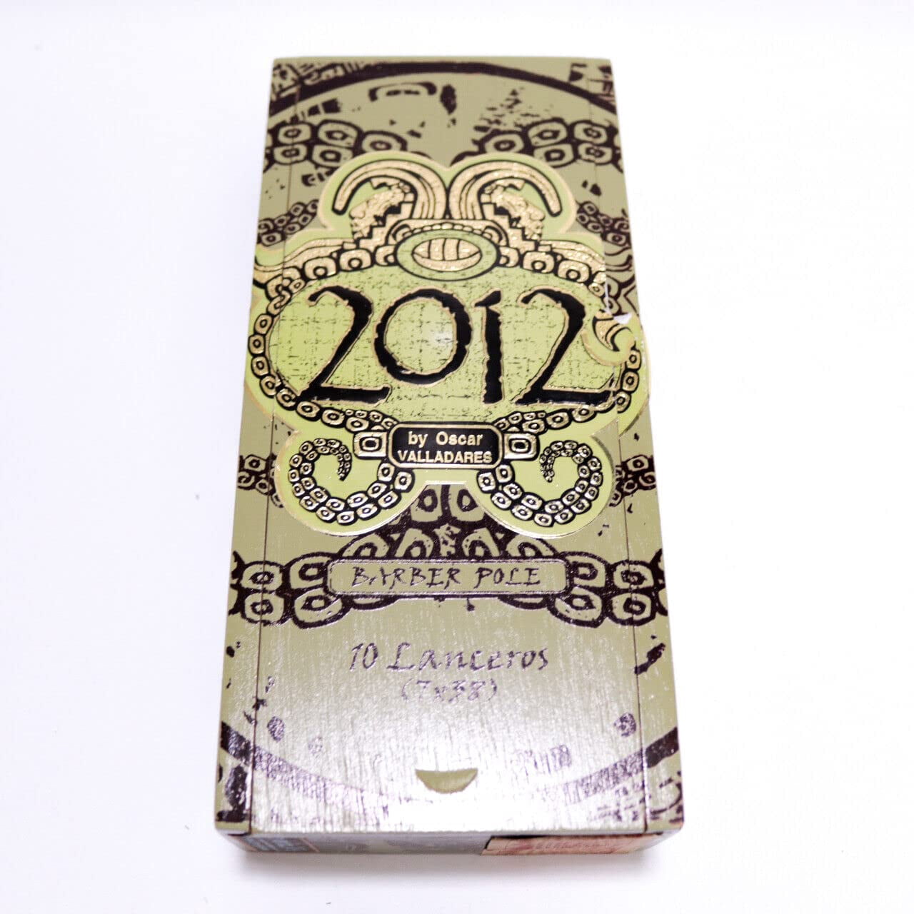 2012 Barber Pole Lancero Empty Wood Cigar Box 7.75" x 3.5" x 1.75 ...