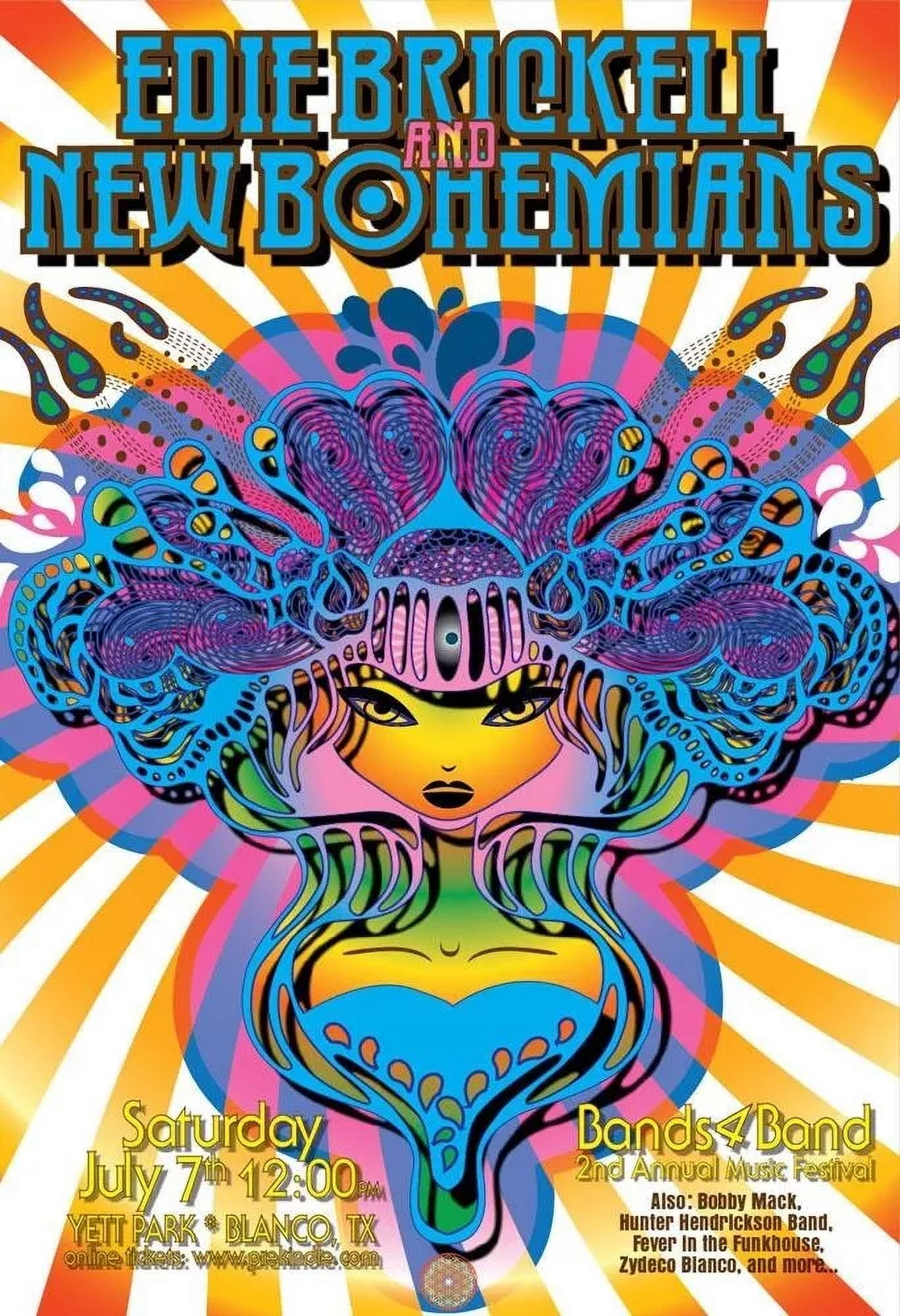 2012 Edie Brickell Concert Poster es limited edition scarce 16 x 24 ...