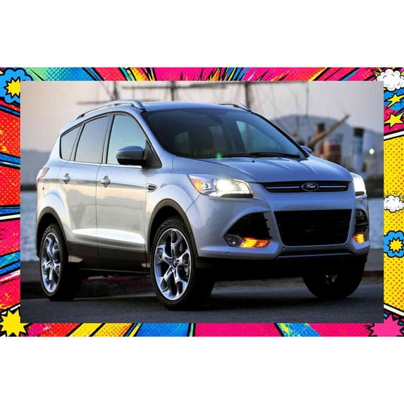 2012 Ford Escape - Pop Art Edition | 12x18 Inch Laminated Poster ...