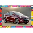 2012 Hyundai Elantra Coupe Style E - Pop Art Edition | 24x36 Inch ...