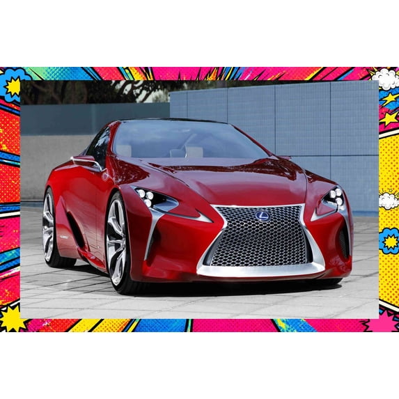 2012 Lexus LF-LC Concept - Pop Art Edition | 20x30 Inch Glossy ...