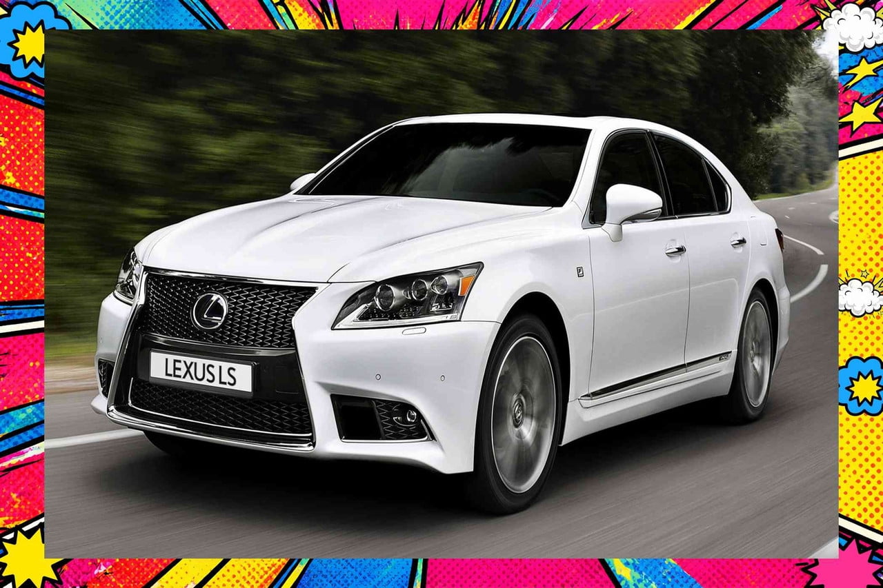 2012 Lexus LS F Sport - Pop Art Edition | 20x30 Inch Glossy Laminated ...