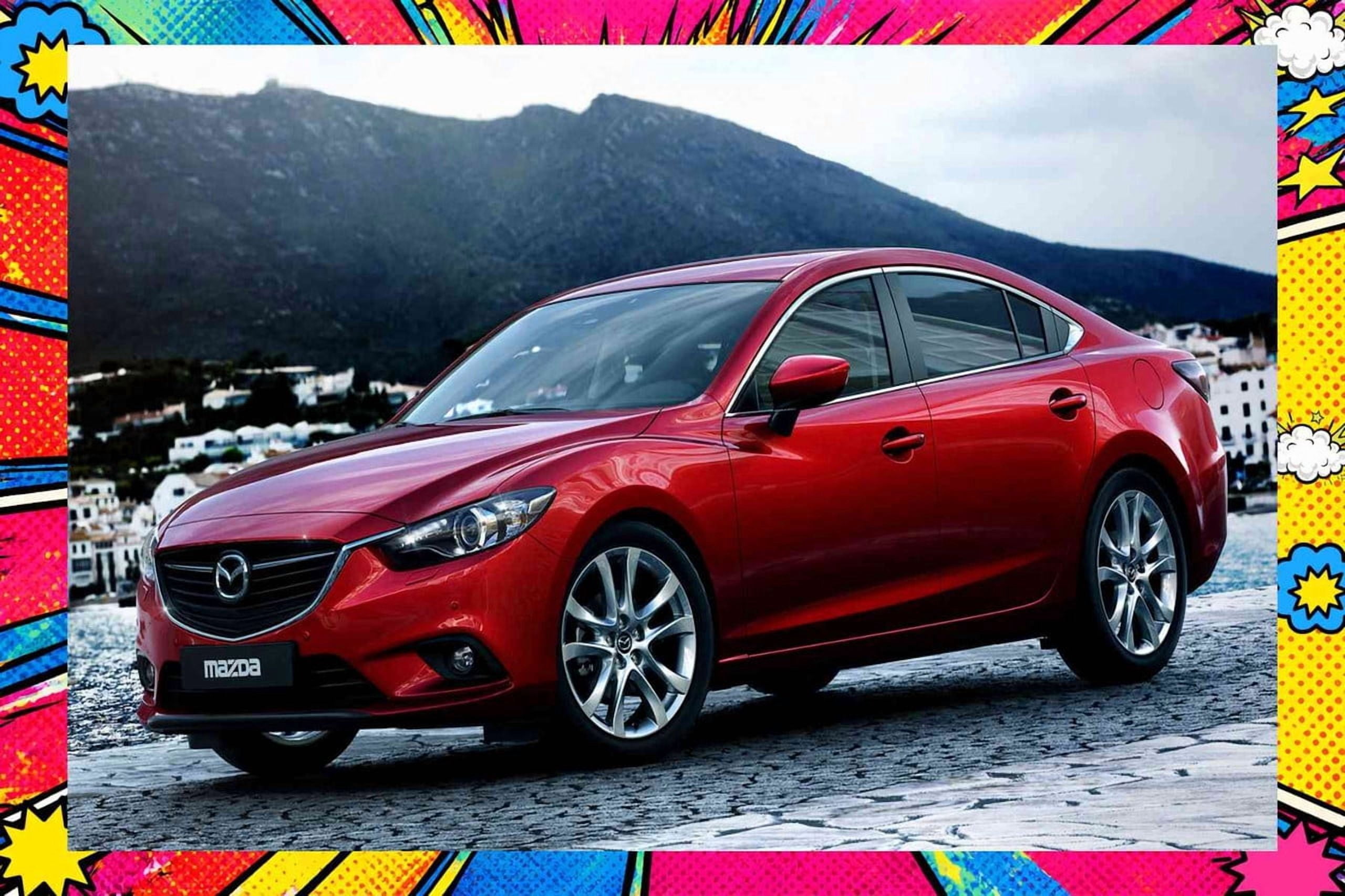 2012 Mazda6 Sedan - Pop Art Edition | 24x36 Inch Rolled Canvas Print ...