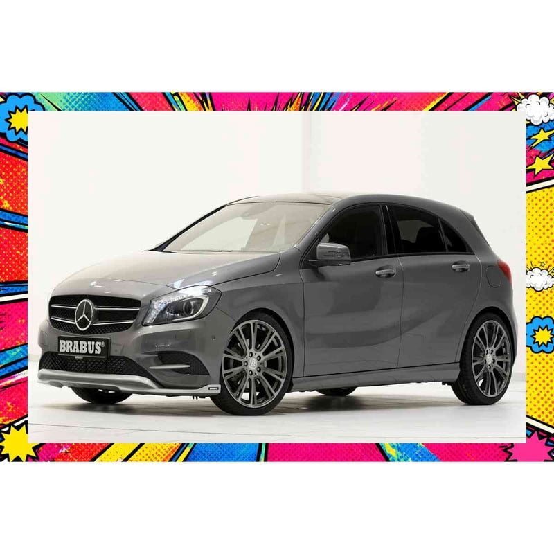 2012 Mercedes-Benz A Class by Brabus - Pop Art Edition | 12x18 Inch ...