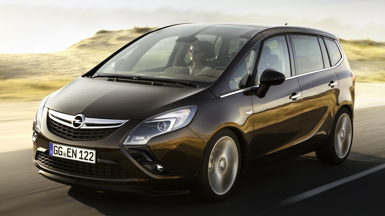2012 Opel Zafira Tourer - 24x36 Inch Glossy Laminated Poster - Stunning ...