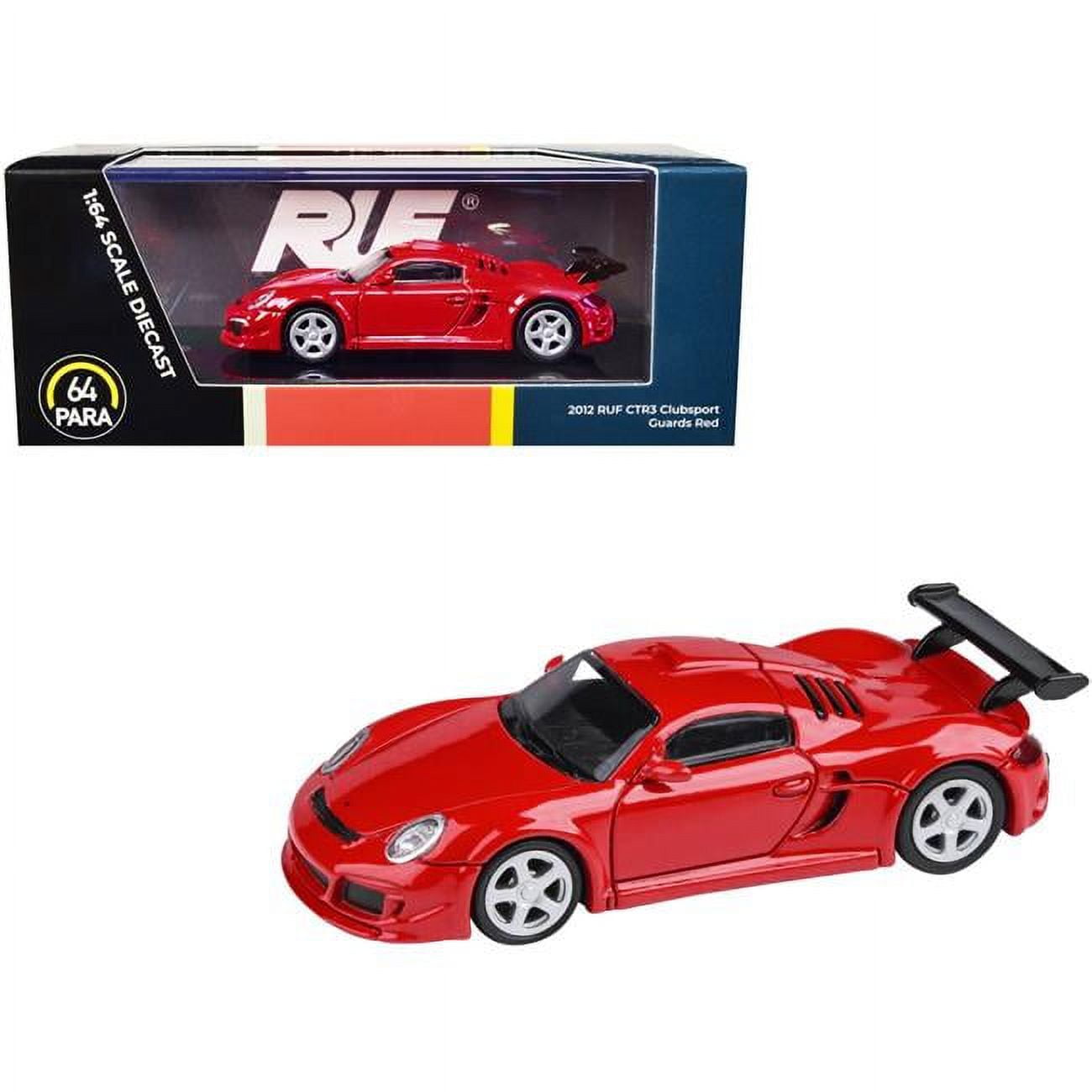 2012 RUF CTR3 Clubsport Guards Red 1/64 Diecast Model Car by Paragon ...