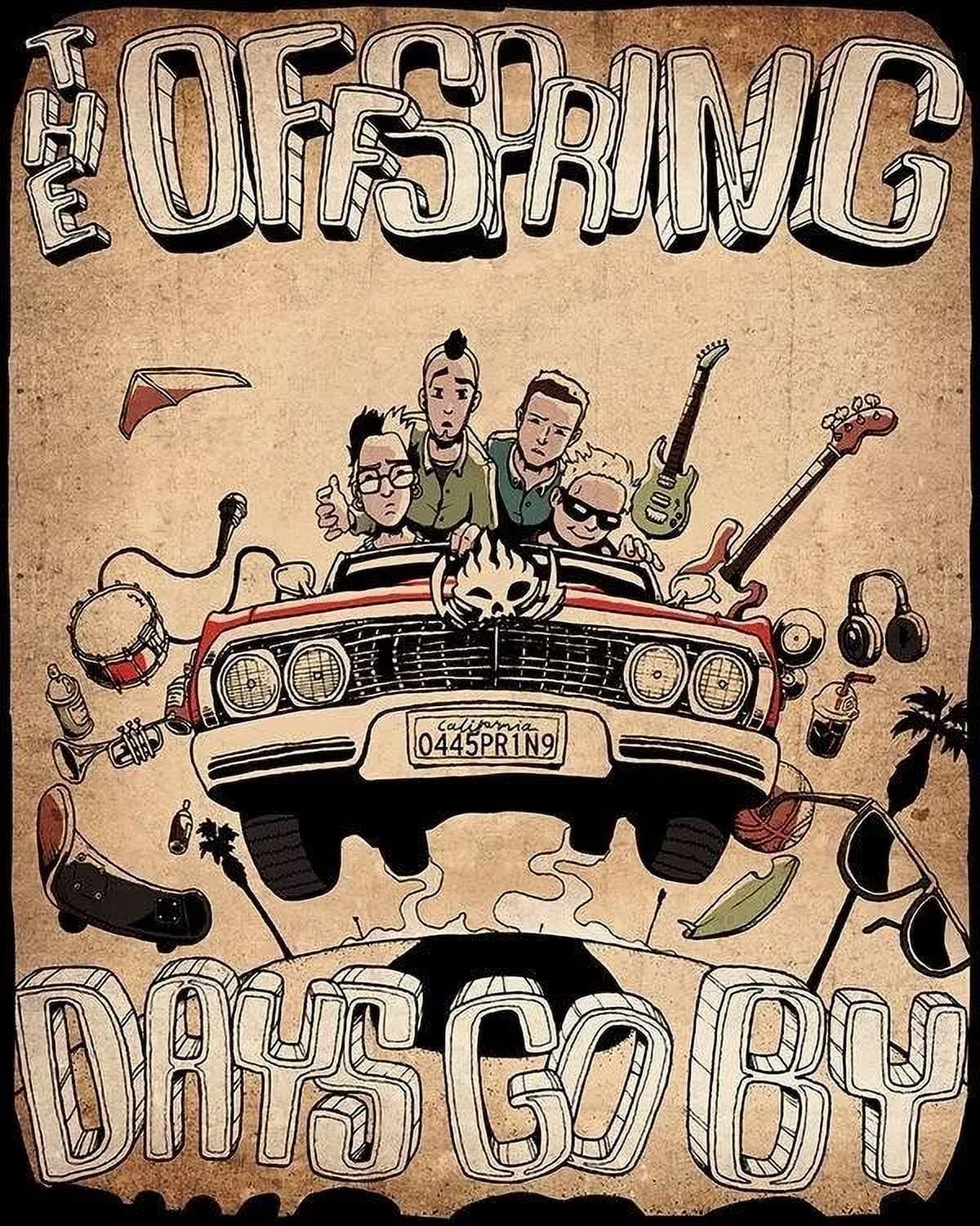2012 THE OFFSPRING POSTER PROMO WALL ART PRINT ES 11 x 17 Inch Poster ...