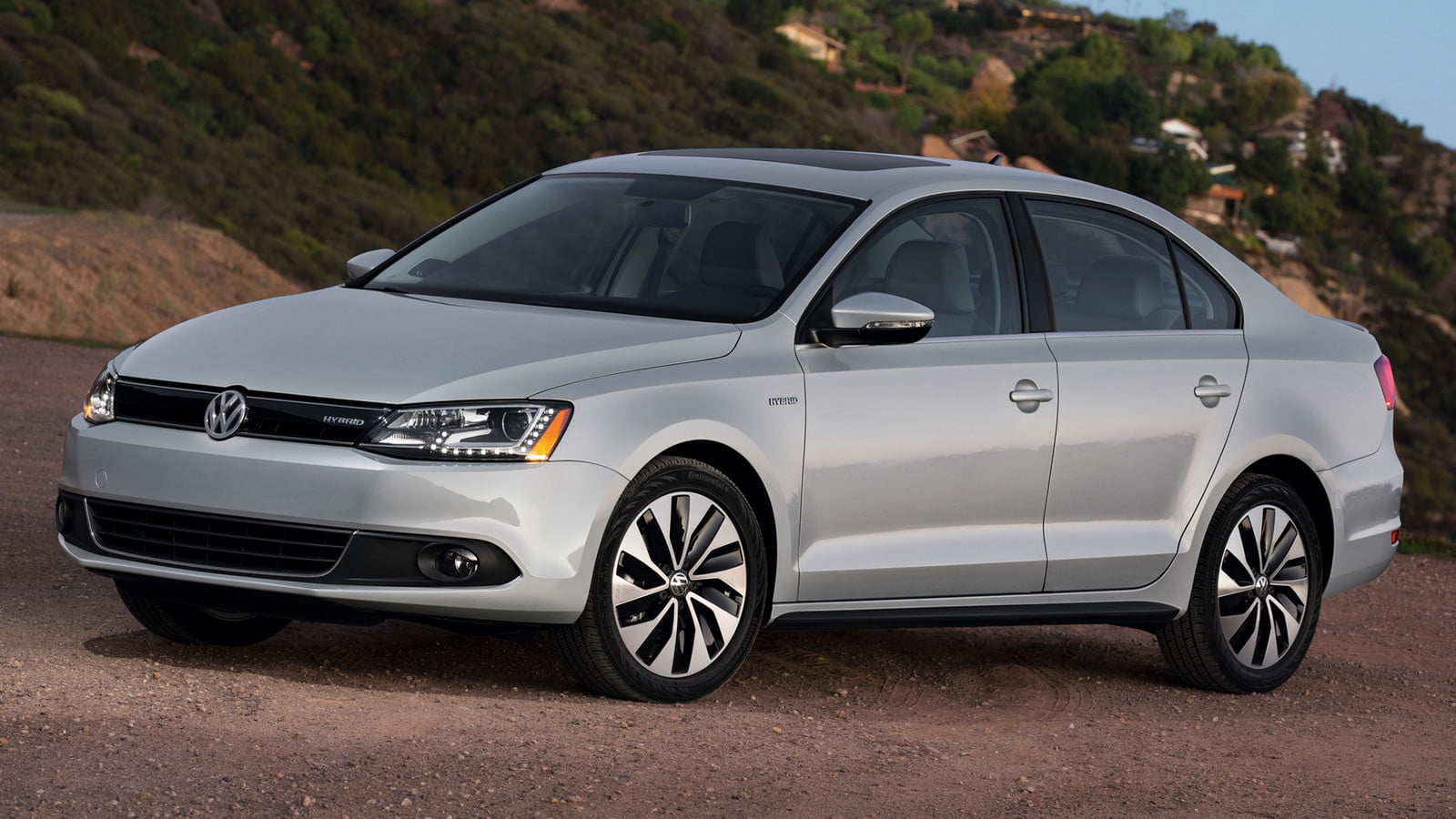 2012 Volkswagen Jetta Hybrid Style A - 12x18 Inch Laminated Poster ...