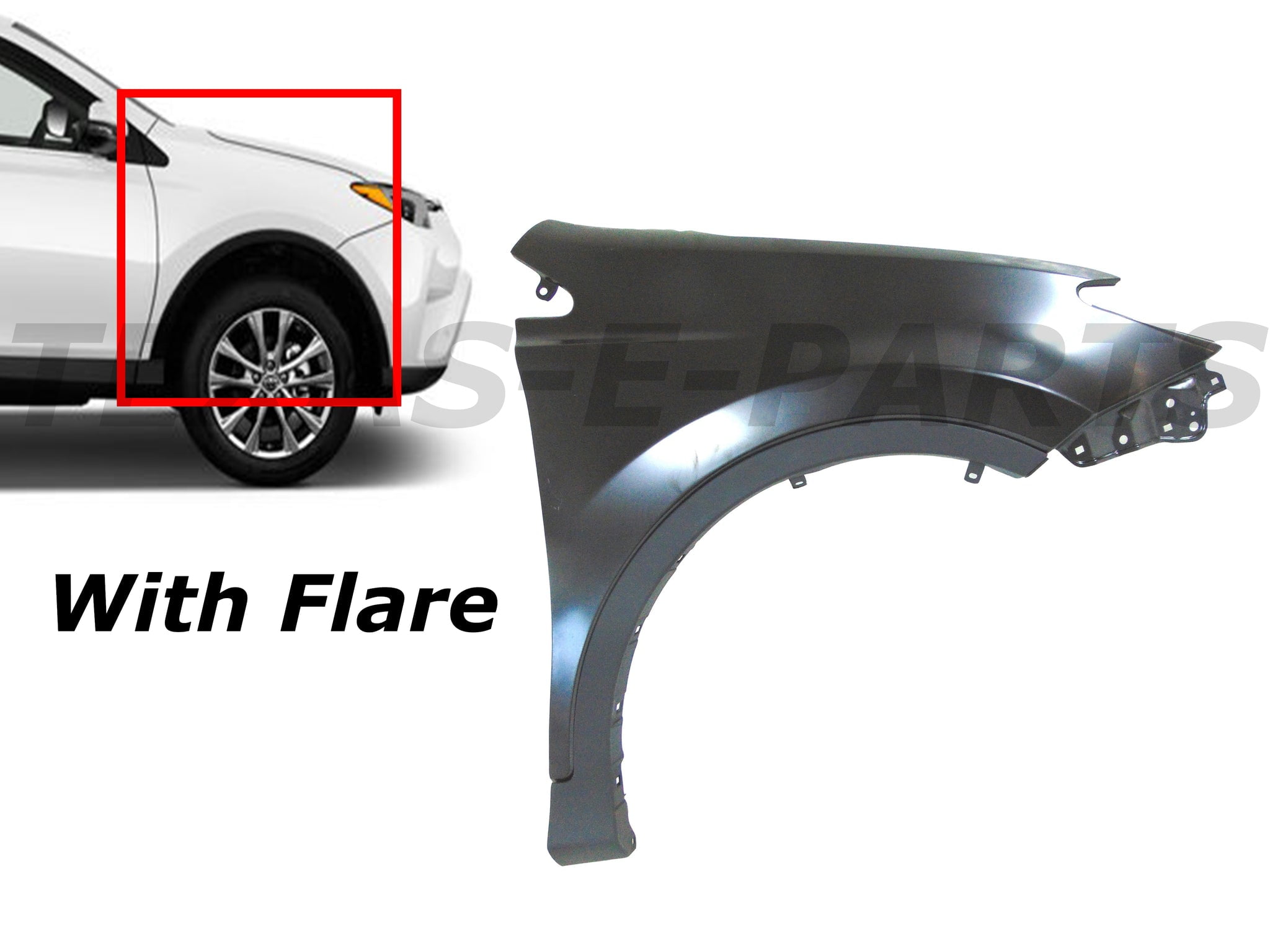 2013 2014 2015 2016 2017 2018 Compatible with Toyota Rav4 Front Fender ...