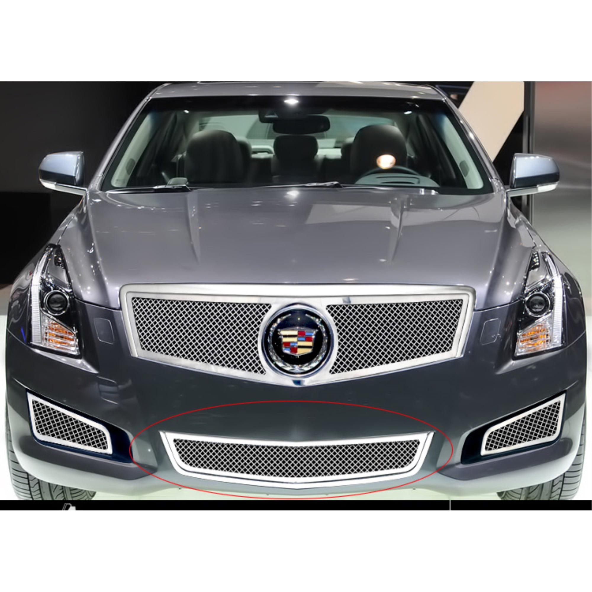 2013-2014 Cadillac Ats Stainless Steel Polished Finish 1.8 Mm Wire Mesh ...