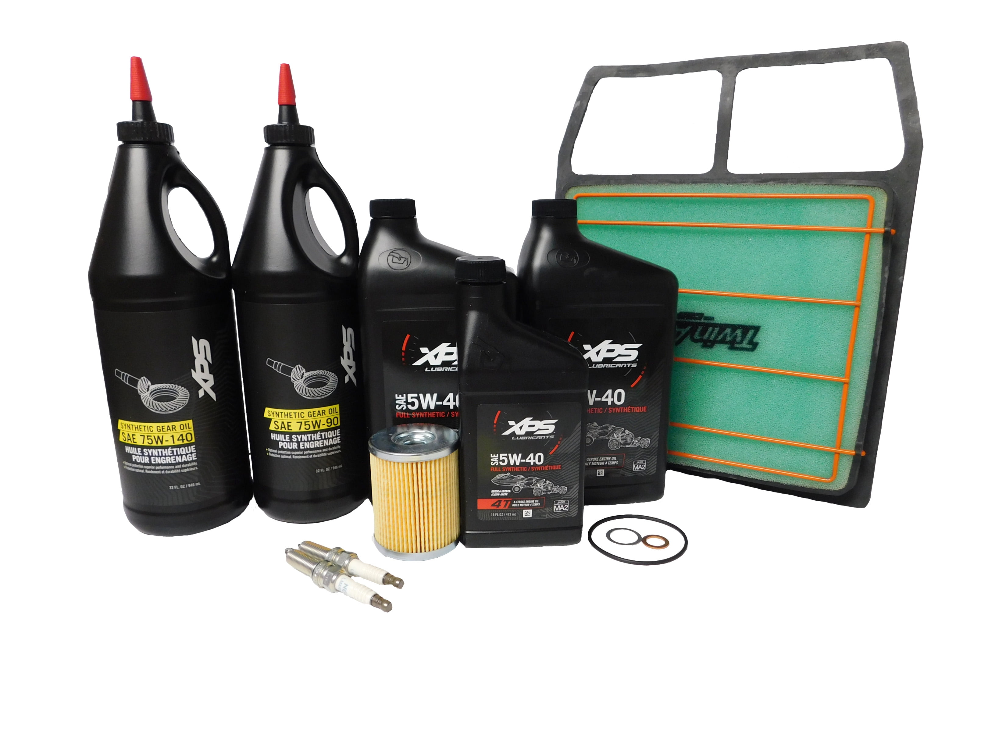 2013-2018 Can-Am Maverick Max 1000 R OEM 5w-40 Blend Full Service Kit ...