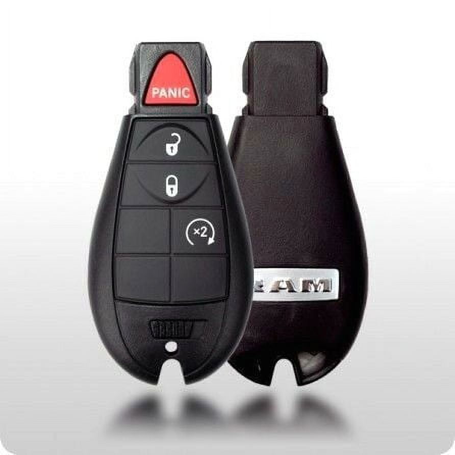 VLS Fobik Key Remote, 4 Buttons, Lock Unlock Panic, Ready to Program ...