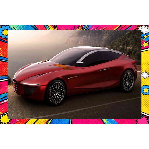 2013 Alfa Romeo Gloria - Pop Art Edition | 20x30 Inch Glossy Laminated ...