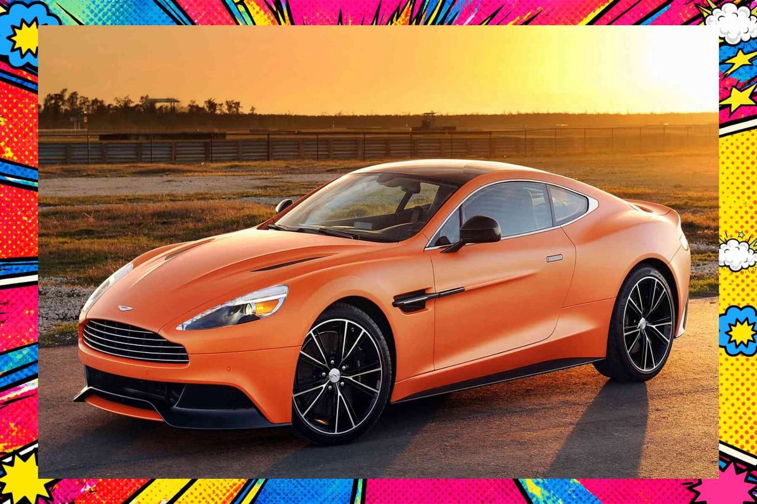 2013 Aston Martin Vanquish US 39364 HD Car Poster - Pop Art Edition ...