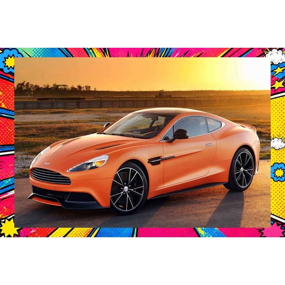 2013 Aston Martin Vanquish US 39364 HD Car Poster - Pop Art Edition ...
