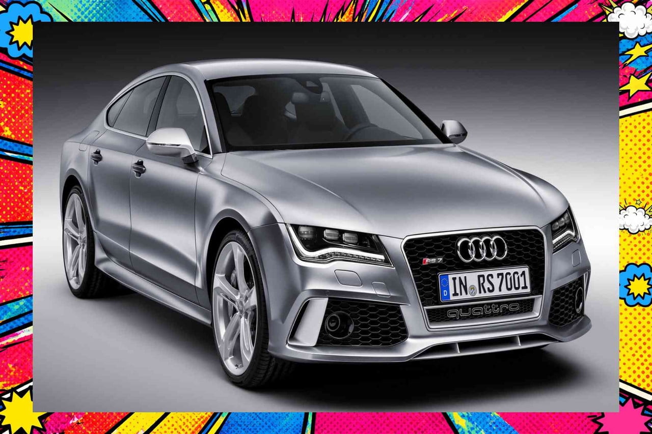 2013 Audi RS 7 Sportback - Pop Art Edition | 12x18 Inch Laminated ...