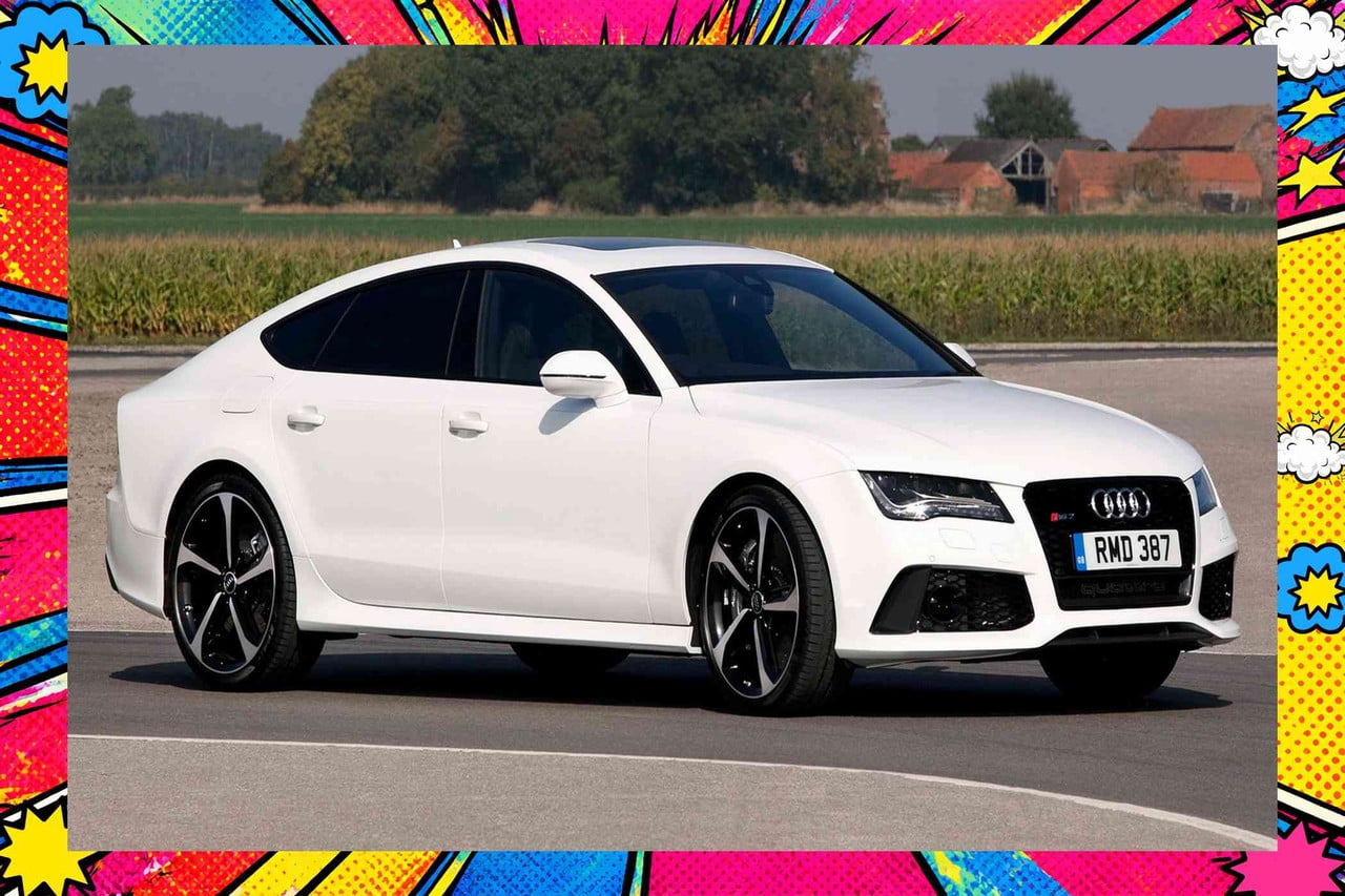 2013 Audi RS 7 Sportback UK Style A - Pop Art Edition | 20x30 Inch ...