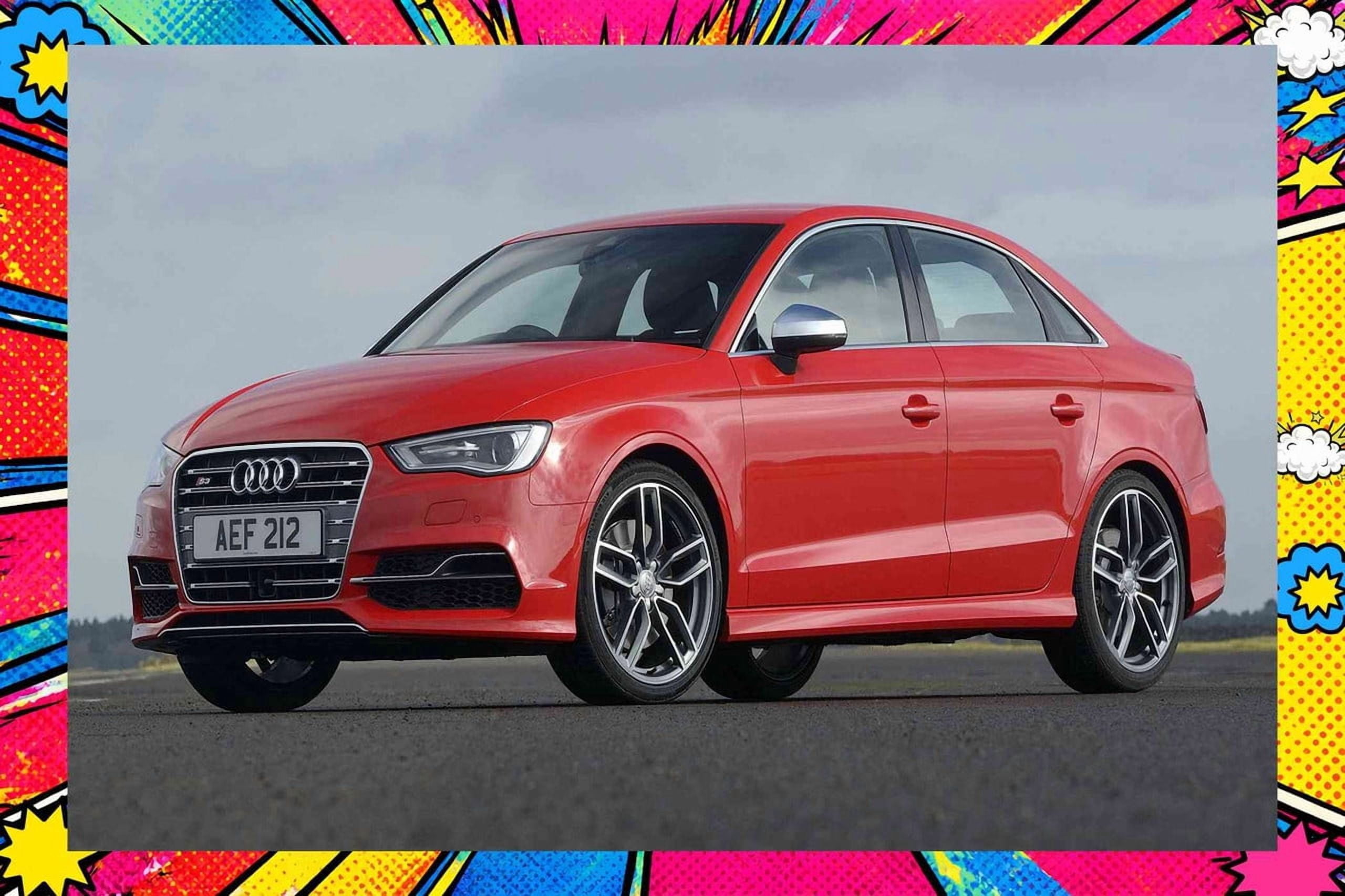 2013 Audi S3 Saloon UK - Pop Art Edition | 20x30 Inch Glossy Laminated ...