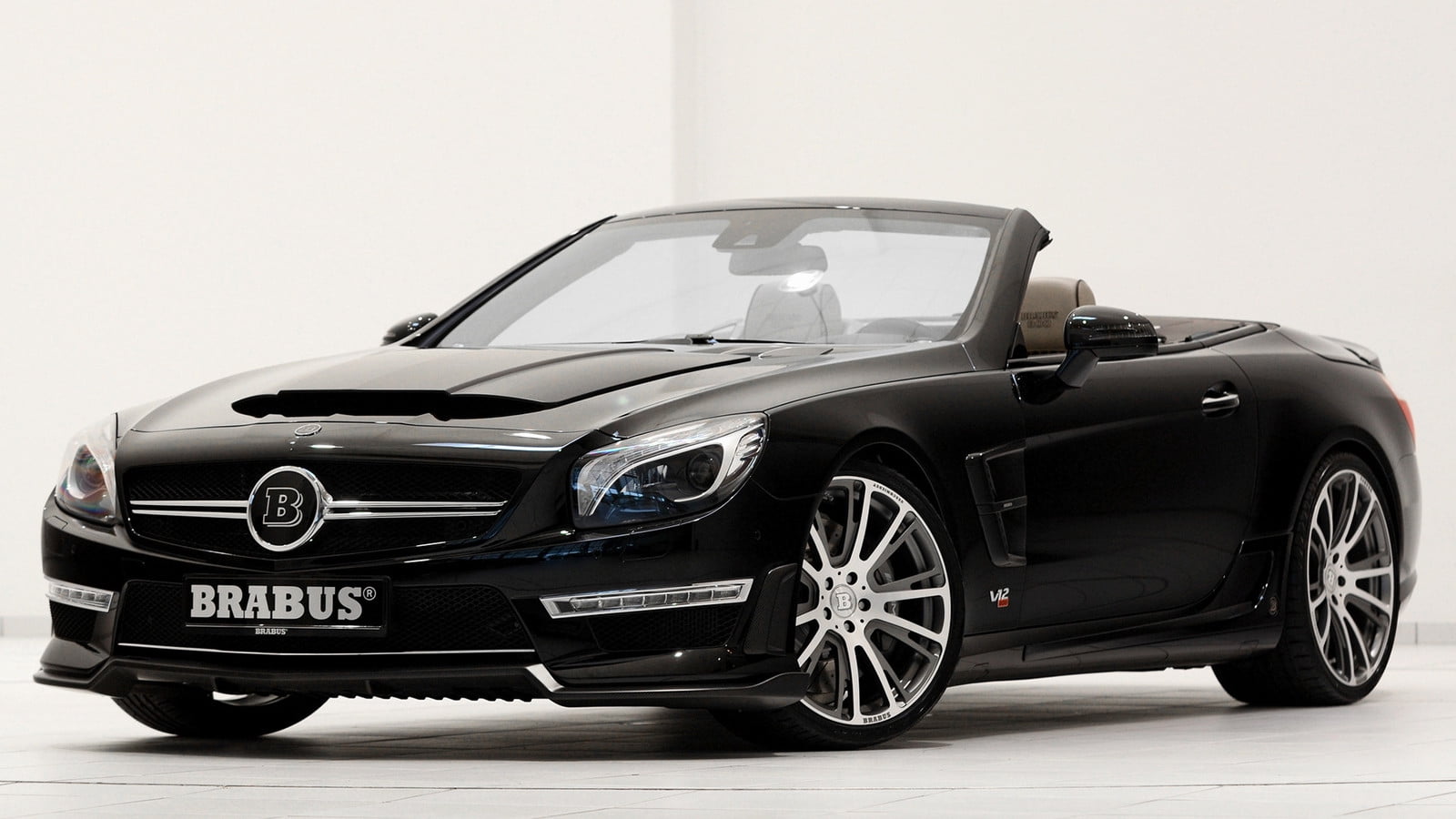 2013 Brabus 800 Based on SL Class Car - 24x36 Inch Glossy Laminated ...