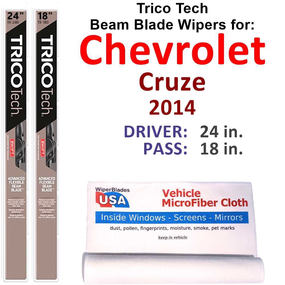 2013 Chevy Cruze Wiper Size
