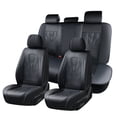 2013 Ford Edge SEL Car Seat Covers, Black Waterproof Faux Leather, 5 ...