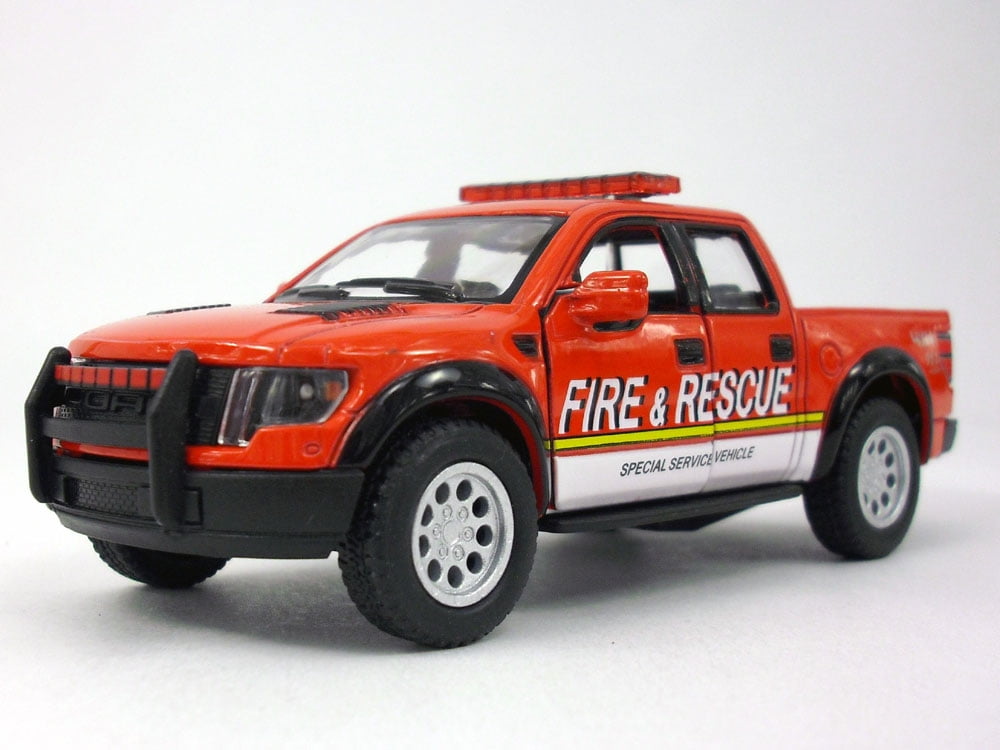 2013 Ford F-150 SVT Raptor Fire & Rescue 1/46 Scale Diecast Model ...