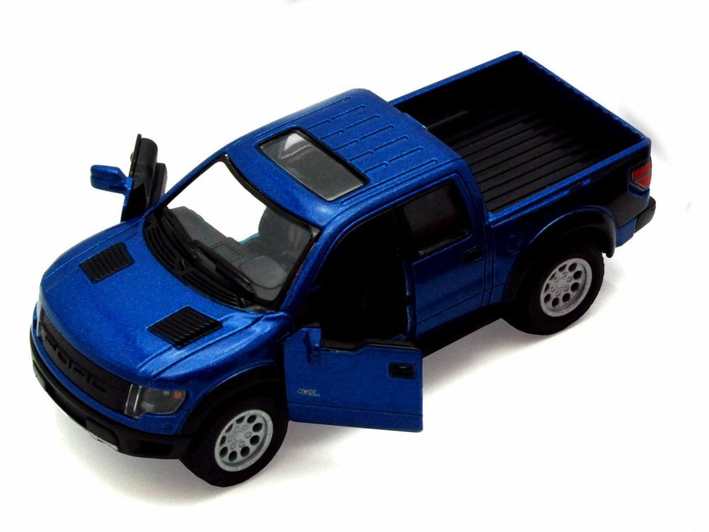 2013 Ford F-150 SVT Raptor SuperCrew Pickup Truck, Blue - Kinsmart ...