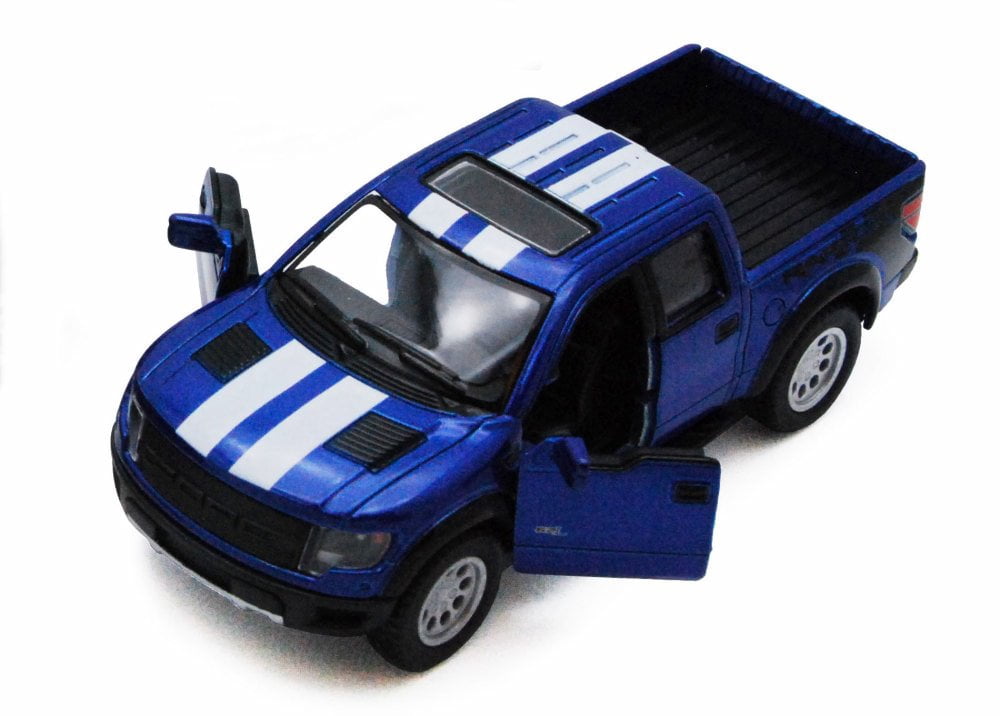 2013 Ford F-150 SVT Raptor SuperCrew Pickup Truck, Blue - Kinsmart ...
