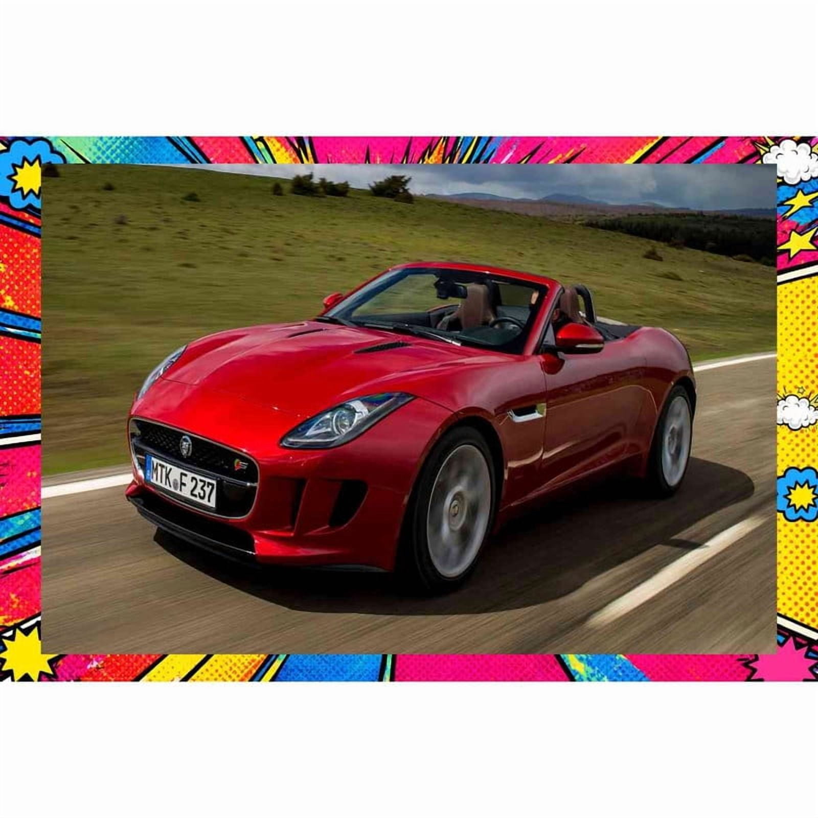 2013 Jaguar F-Type S Style B - Pop Art Edition | 24x36 Inch Laminated ...