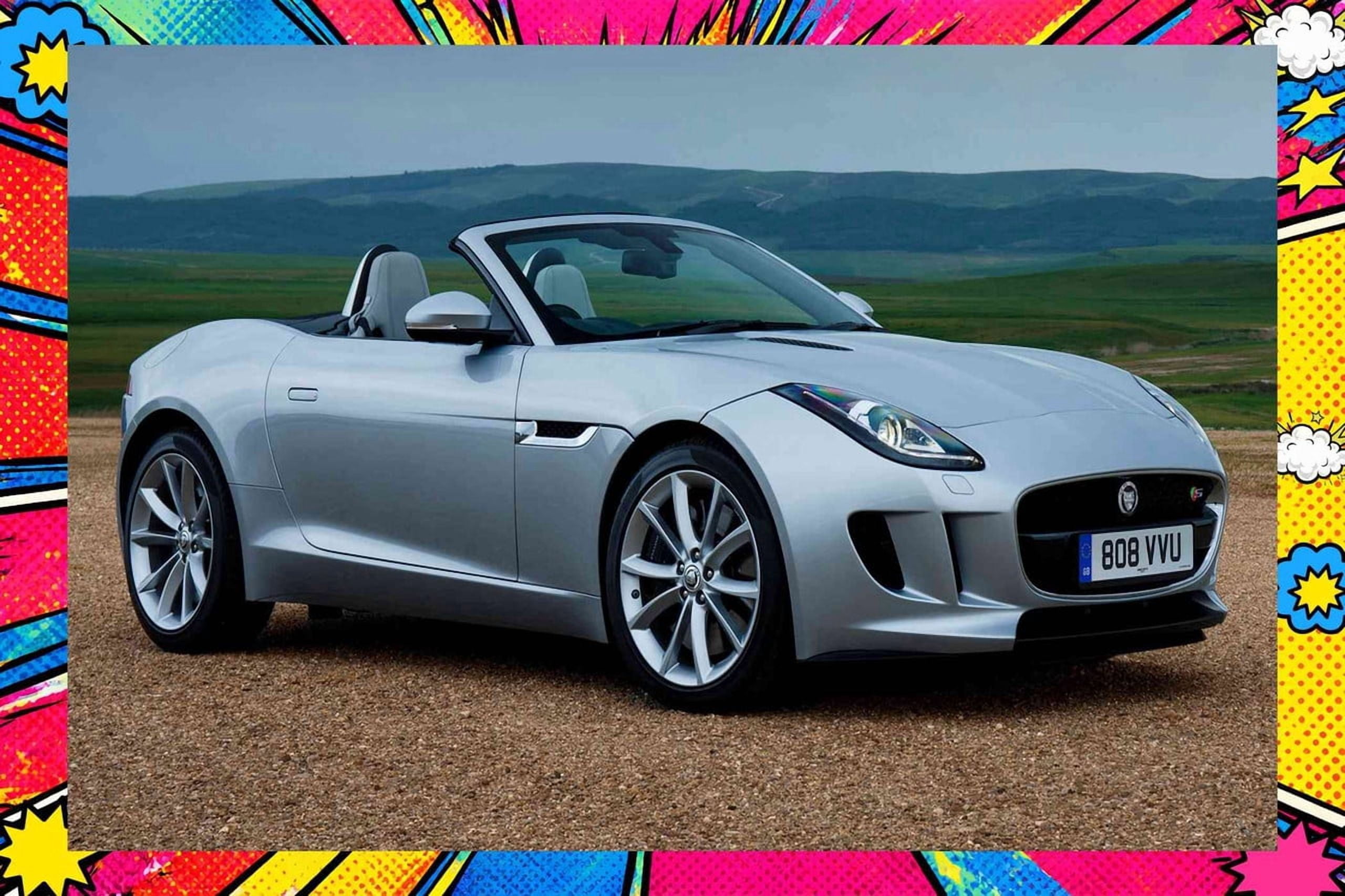 2013 Jaguar F Type S UK - Pop Art Edition | 12x18 Inch Laminated Poster ...