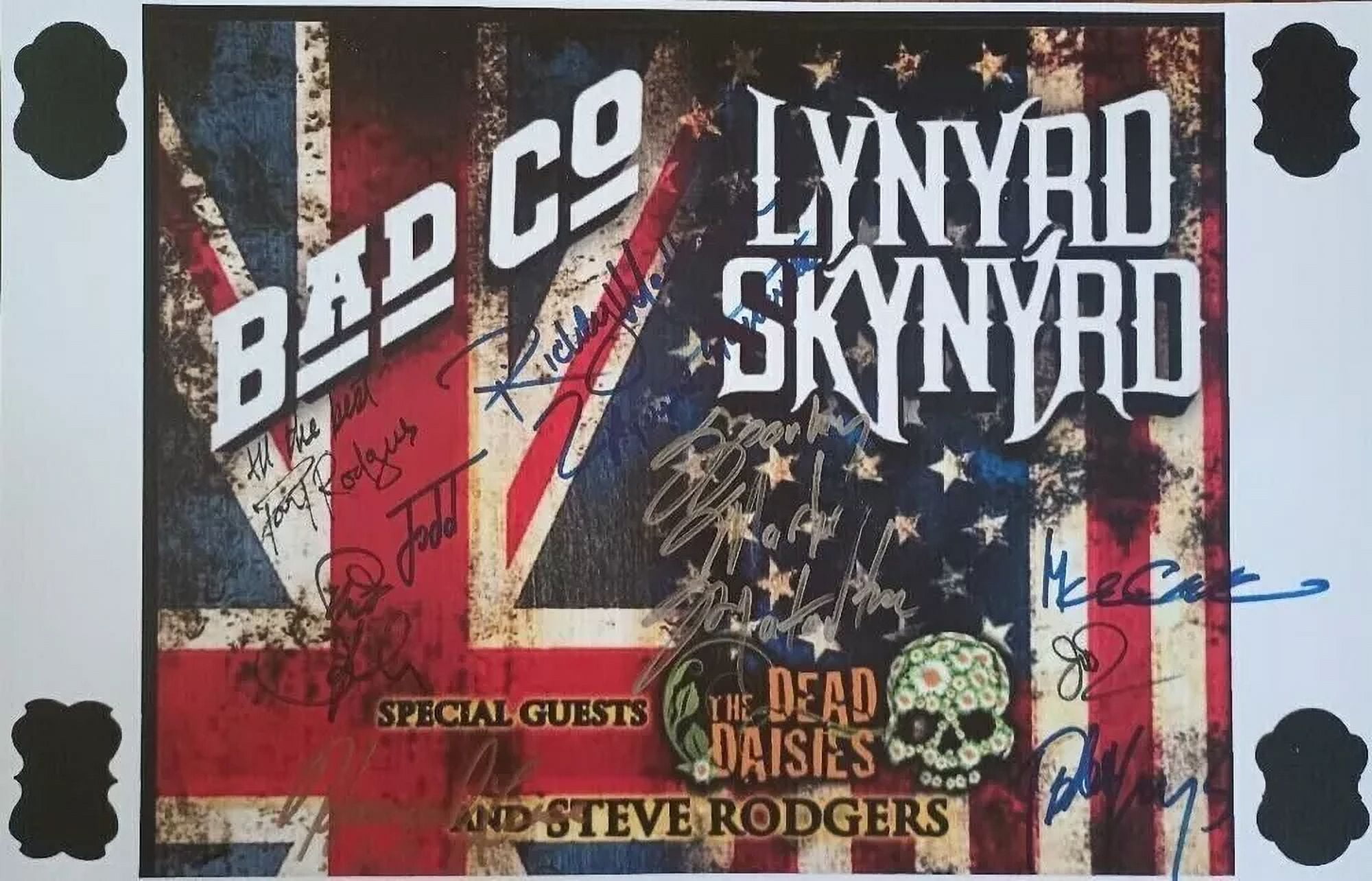 2013 LYNYRD SKYNYRD CONCERT Poster in BAD COMPANY CONCERT POSTER 11 x ...