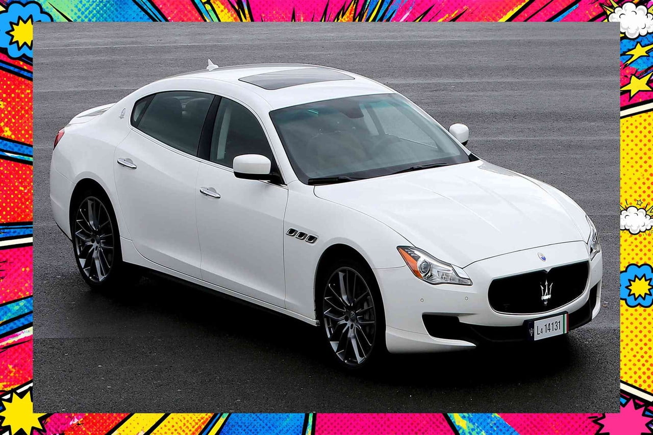 2013 Maserati Quattroporte - Pop Art Edition | 12x18 Inch Laminated ...