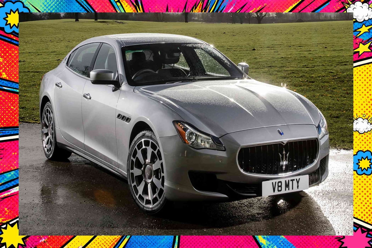 2013 Maserati Quattroporte UK - Pop Art Edition | 20x30 Inch Laminated ...