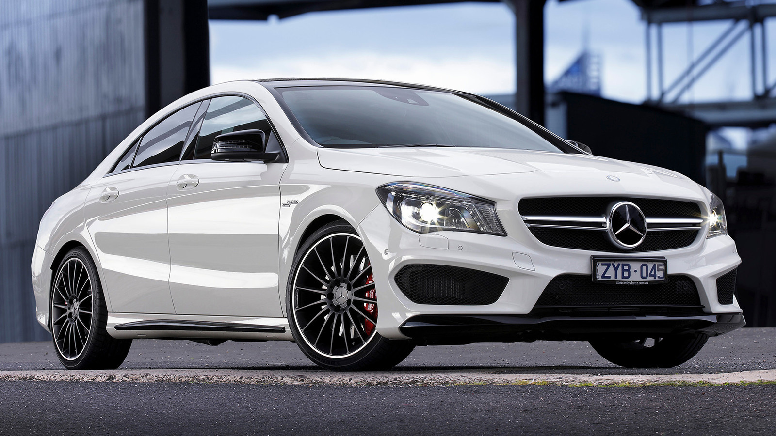 2013 Mercedes-Benz CLA 45 AMG AU - 12x18 Inch Laminated Poster ...