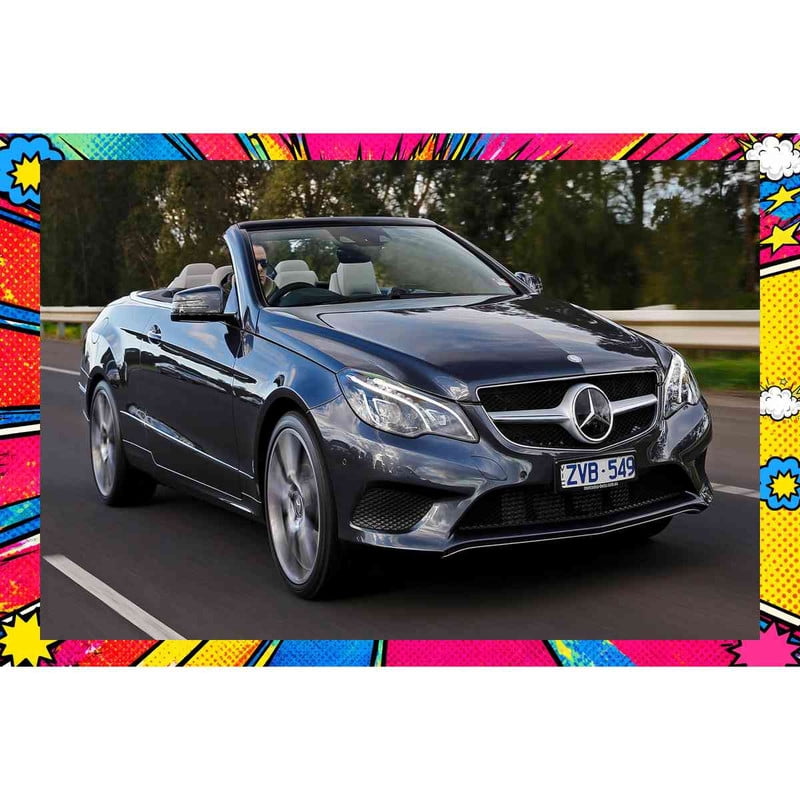 2013 Mercedes-Benz E Class Cabriolet AU Car Poster - Pop Art Edition ...