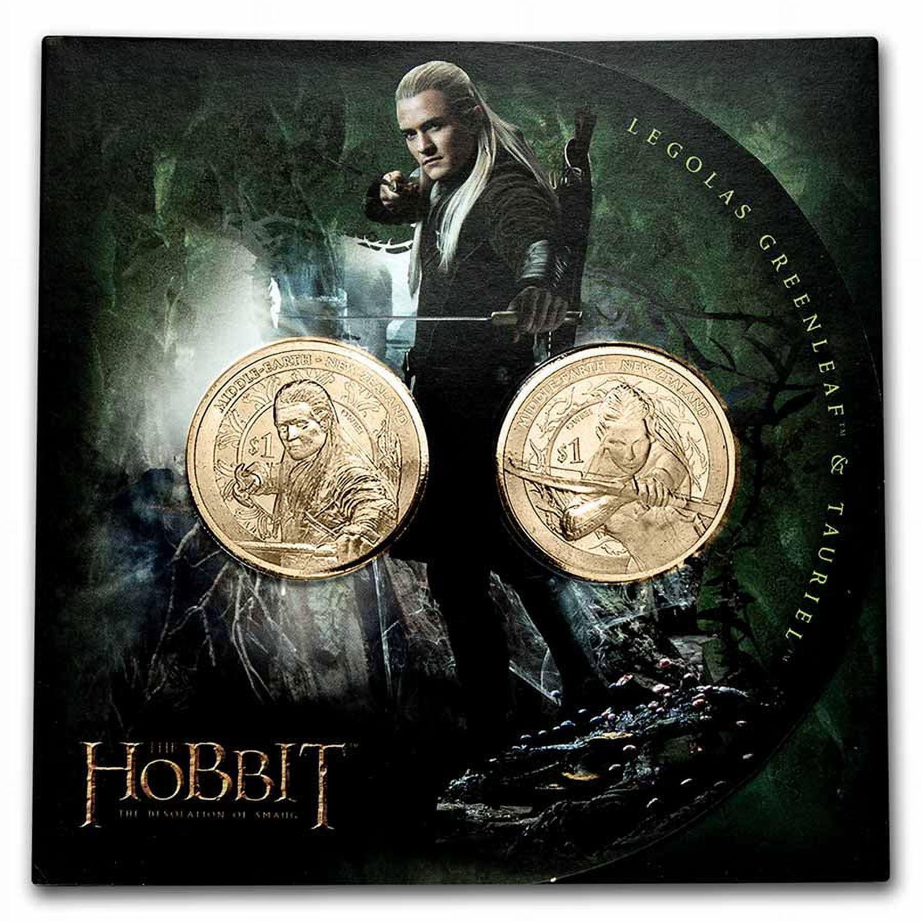 2013 NZL 20 gram The Hobbit: Desolation of Smaug 2-Coin Set BU ...