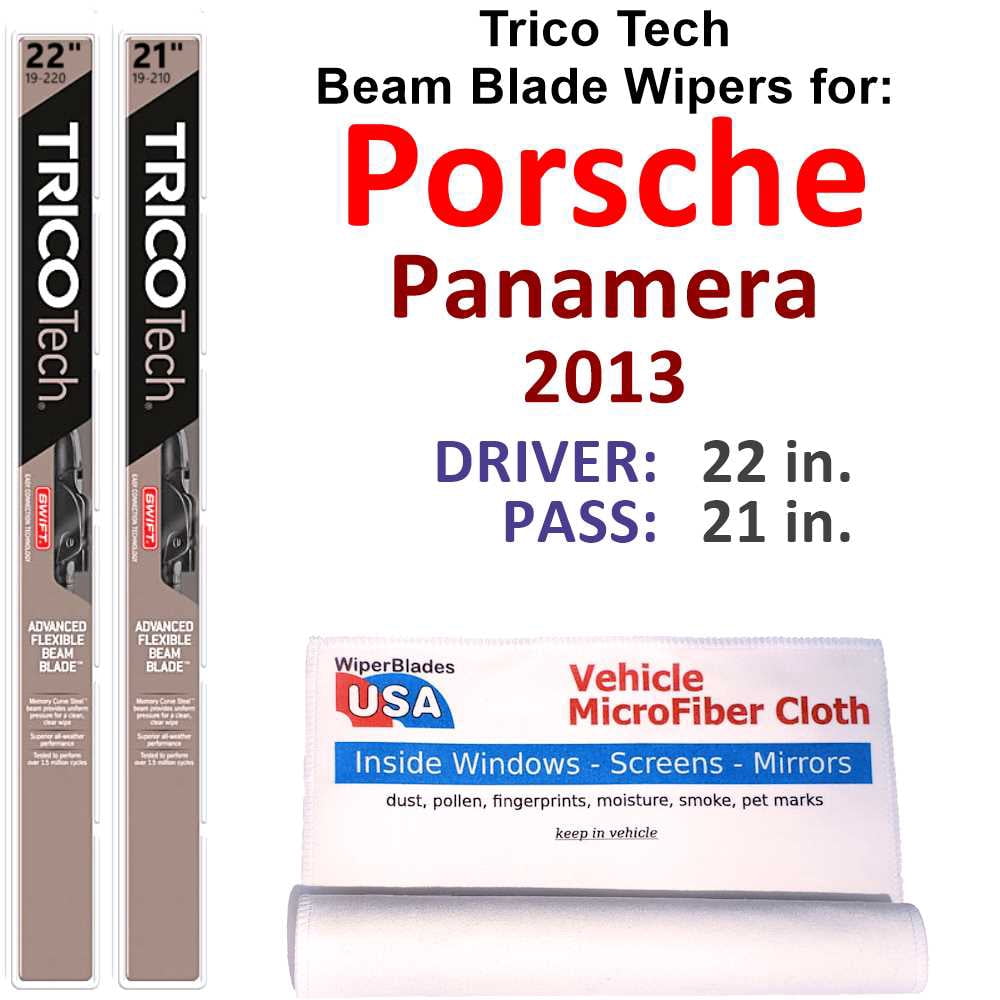 2013 Porsche Panamera Beam Blade Wipers (Set of 2) - Walmart.com