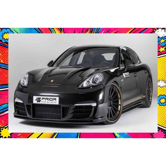 2013 Porsche Panamera Prior 600 - Pop Art Edition | 24x36 Inch Glossy ...