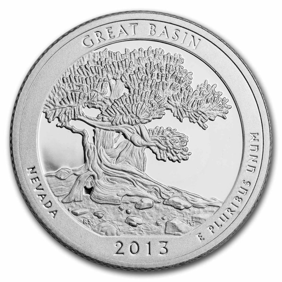 2013-S ATB Quarter Great Basin National Park Proof (Silver) - Walmart.com