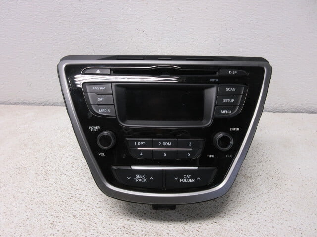 Pre-Owned 2014-2016 Hyundai Elantra AM FM CD SAT Radio Receiver OEM LKQ ...