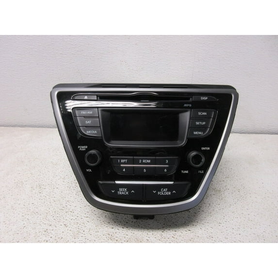 Pre-Owned 2014-2016 Hyundai Elantra AM FM CD SAT Radio Receiver OEM LKQ ...