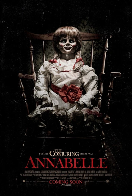 2014 Annabelle Movie Poster Mia John Father Perez Evelyn UNFRAMED PAPER ...