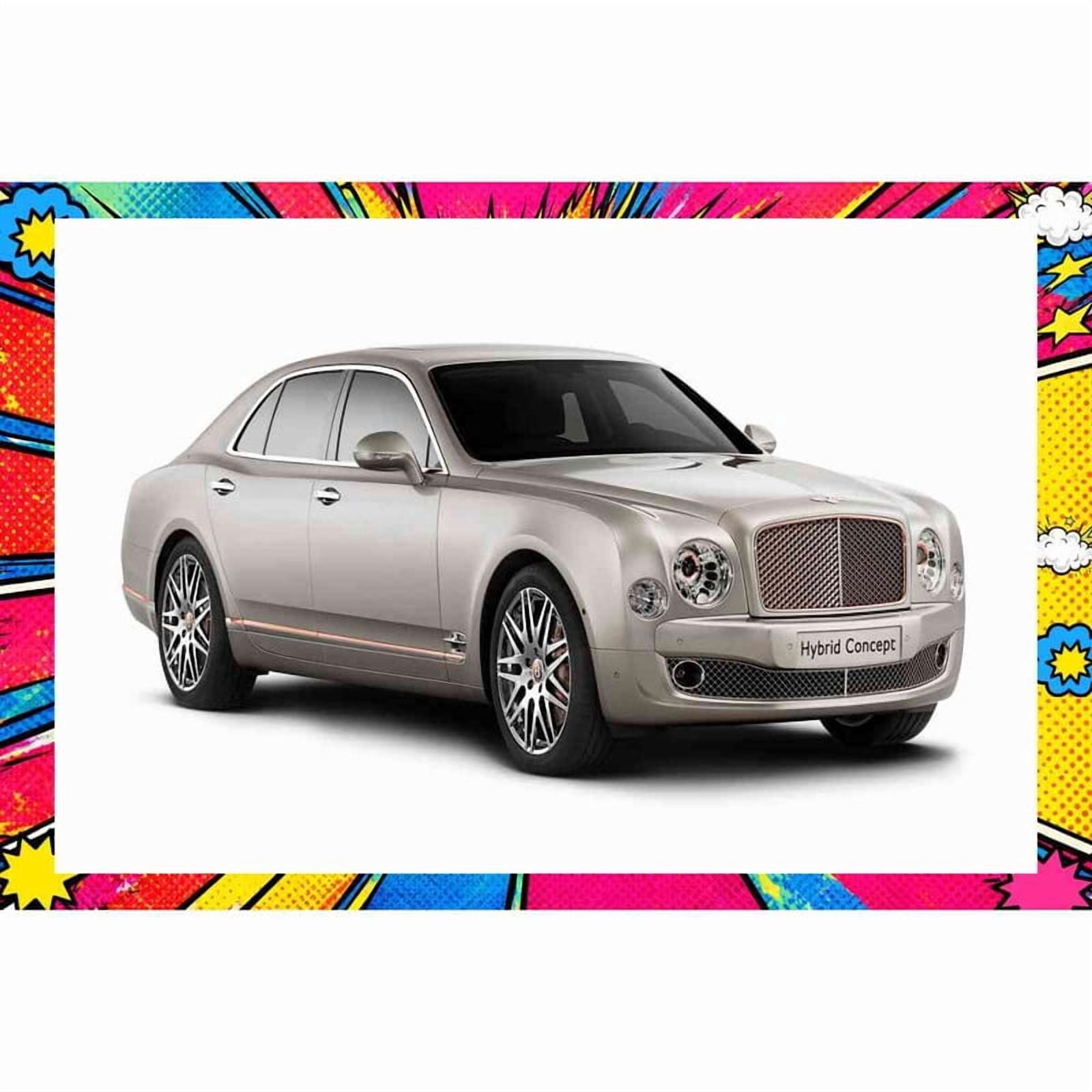 2014 Bentley Hybrid Concept - Pop Art Edition | 24x36 Inch Laminated ...