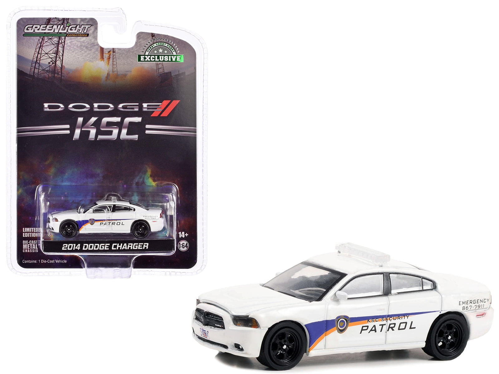 2014 Dodge Charger White "Kennedy Space Center" Security Patrol "Hobby ...