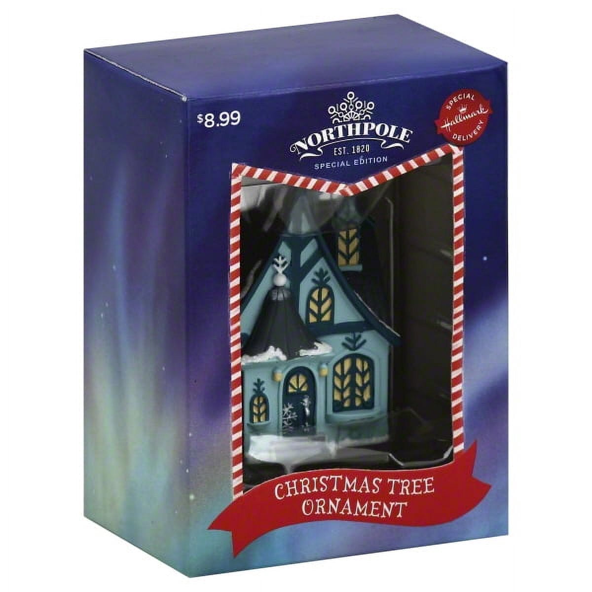 2014 Hallmark Northpole Special Delivery Edition Blue House Ornament ...