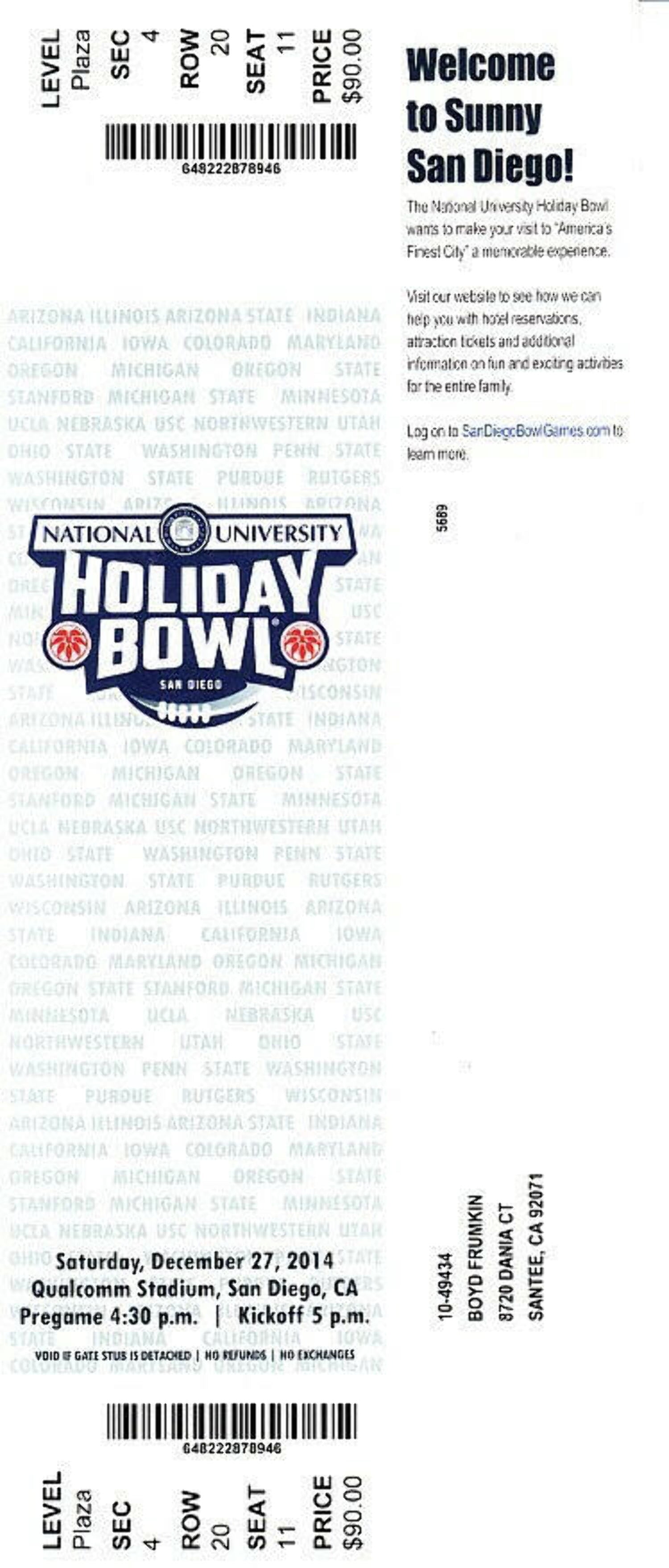 Bowl Game Usc
