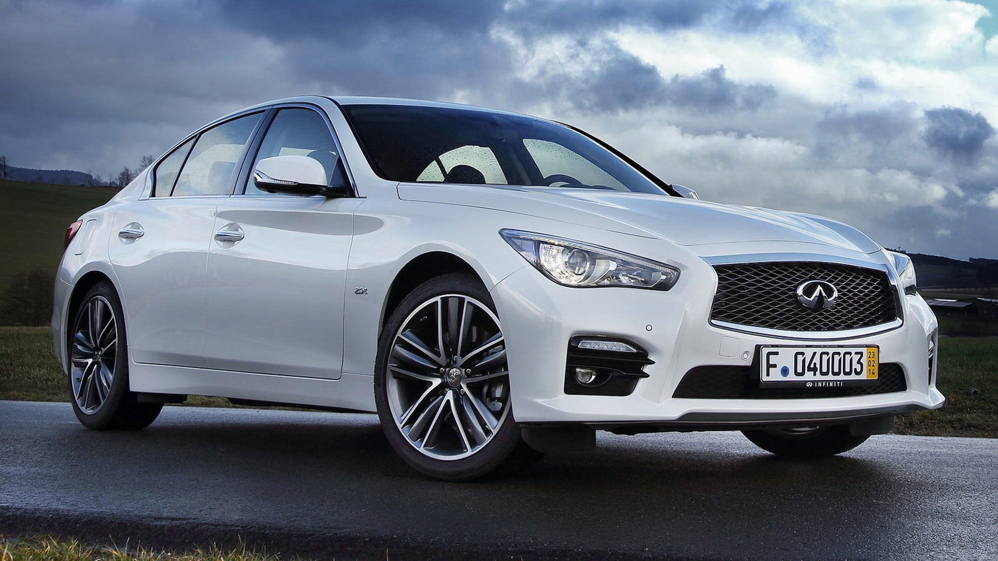 2014 Infiniti Q50 Sport Styling EU Car - 12x18 Inch Laminated Poster - Stunning Detail and Bold ...