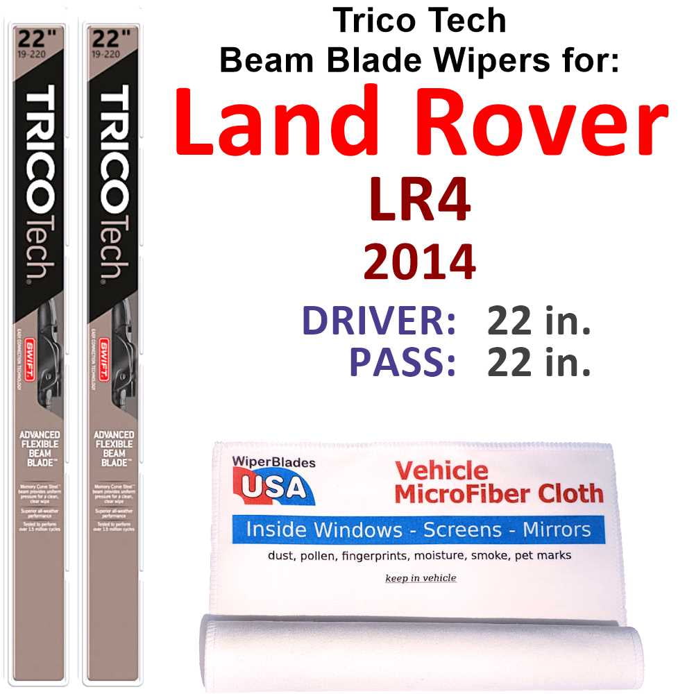2014 Land Rover LR4 Beam Blade Wipers (Set of 2) - Walmart.com