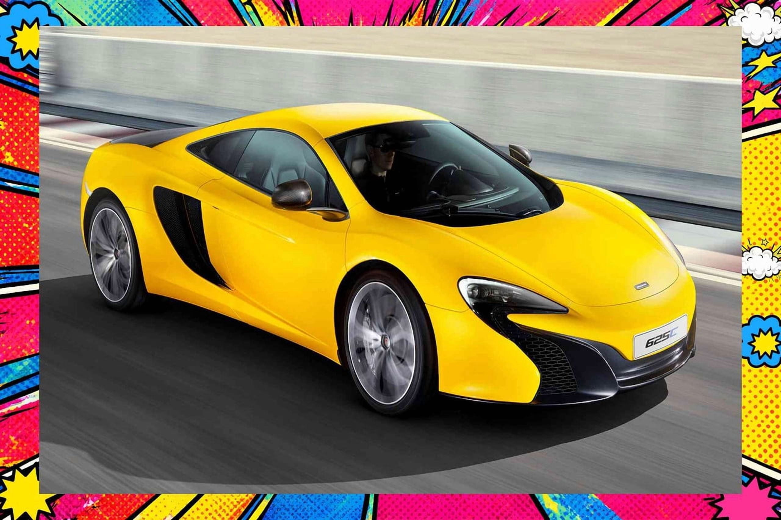 2014 McLaren 625C - Pop Art Edition | 20x30 Inch Glossy Laminated ...