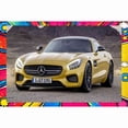 2014 Mercedes-AMG GT S Style B - Pop Art Edition | 12x18 Inch Laminated ...